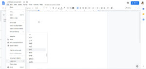 Google docs how to change language - hubsno