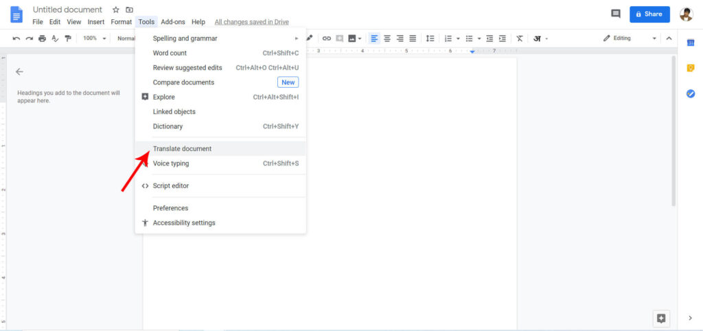 How to Change Language on Google Docs, Sheets, and Slides?