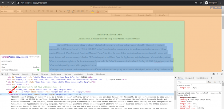Write lines of your favorite text editor - eatmumu
